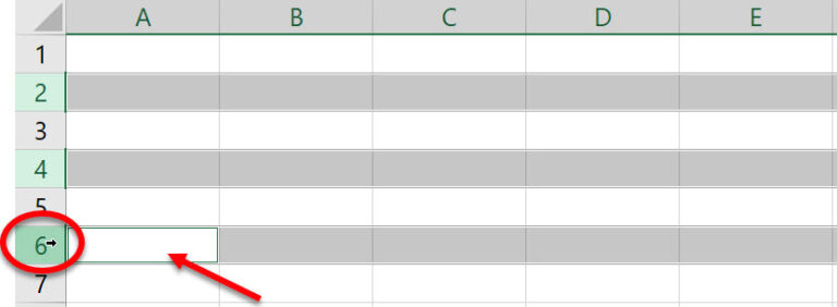 Excel Zellen, Spalten und Zeilen