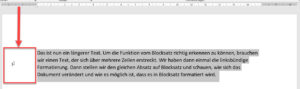 Blocksatz Word - Absatzformatierung und Absatzausrichtung