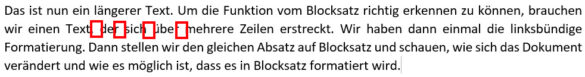 Blocksatz Word - Absatzformatierung und Absatzausrichtung
