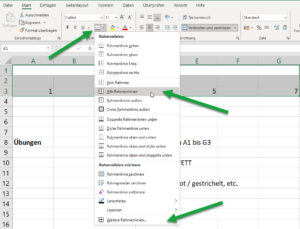 🔲 Excel Gitternetzlinien – Einblenden, Ausblenden & Drucken