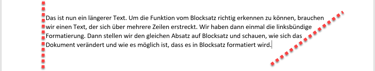 Blocksatz Word - Absatzformatierung und Absatzausrichtung