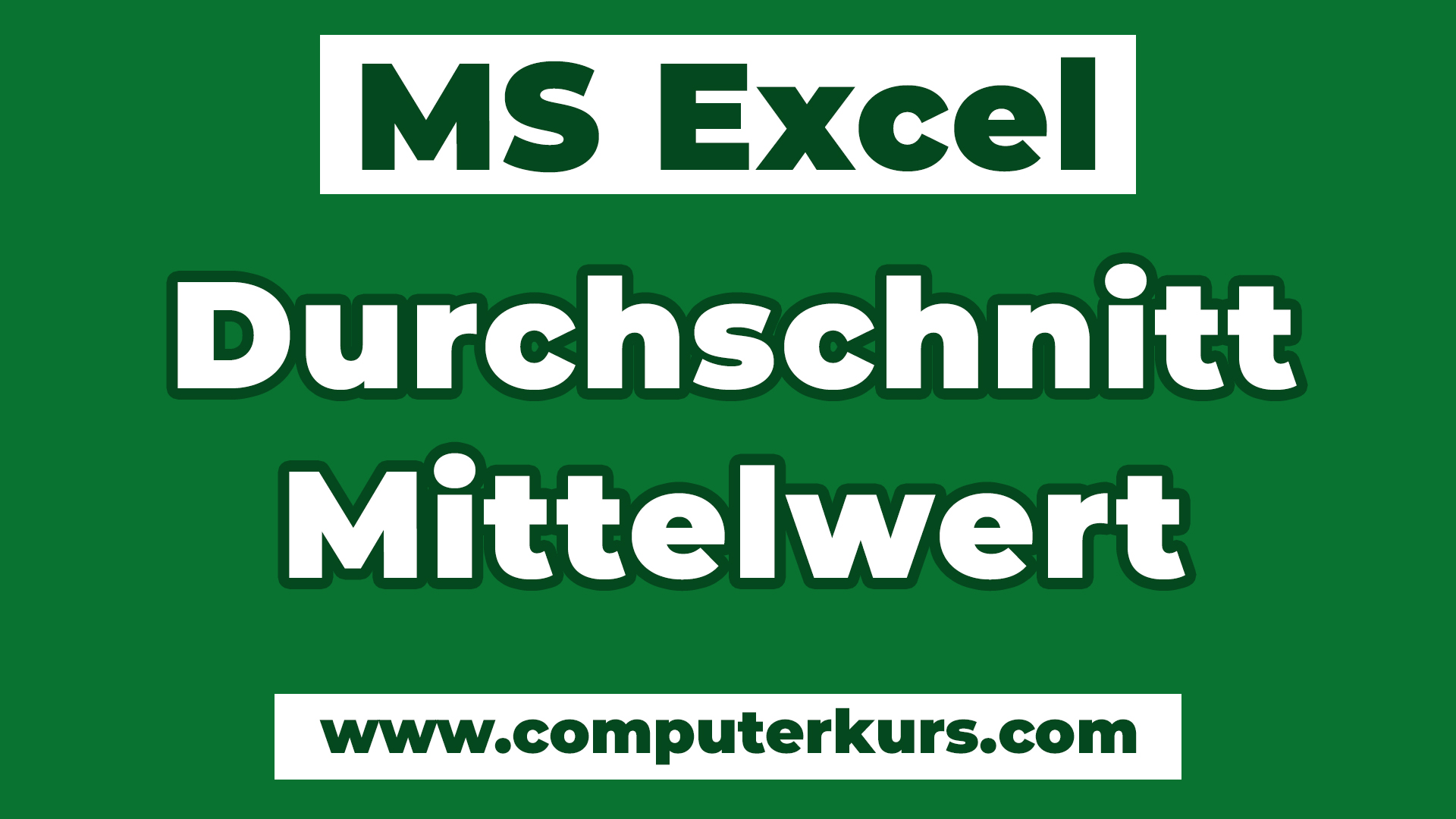 📊 Excel Durchschnitt berechnen – So funktioniert der Mittelwert